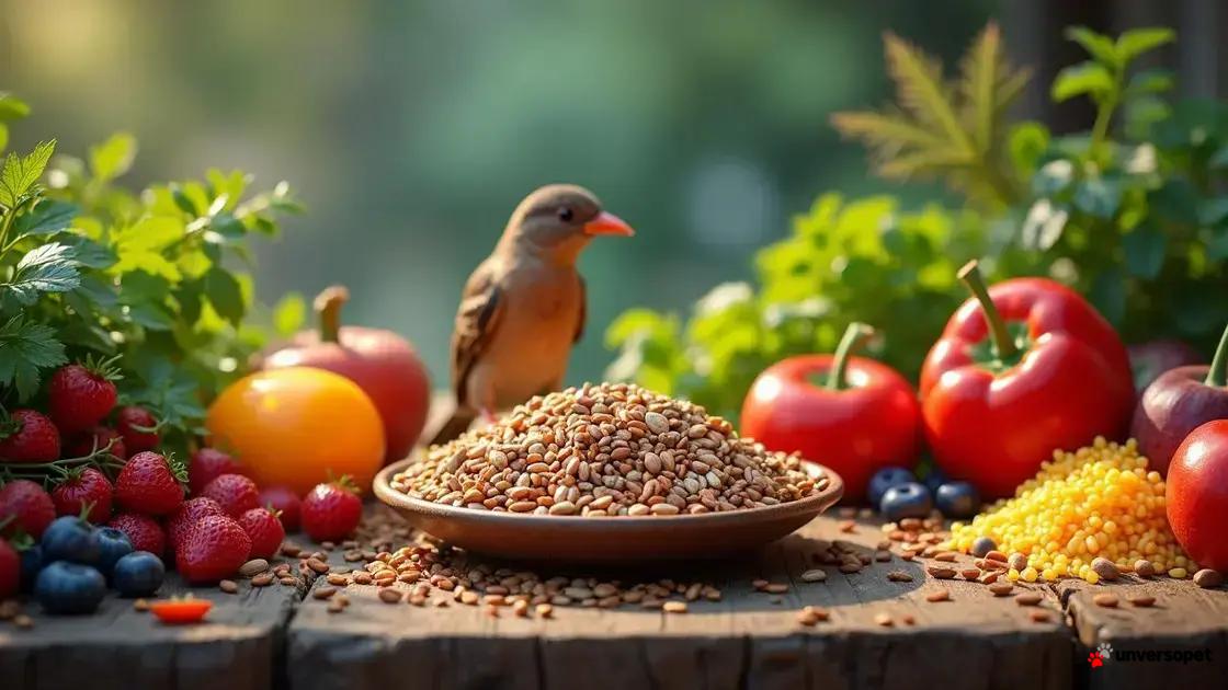 Melhores Alimentos para Aves Ornamentais: Guia Completo