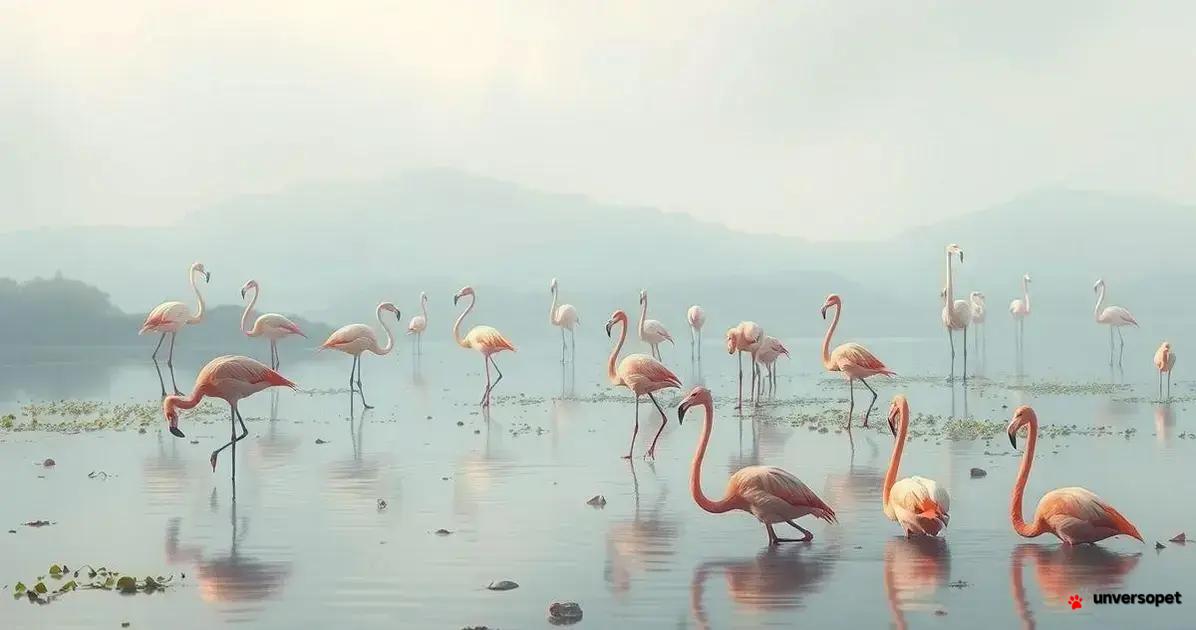 O que é alívio muscular em flamingos?