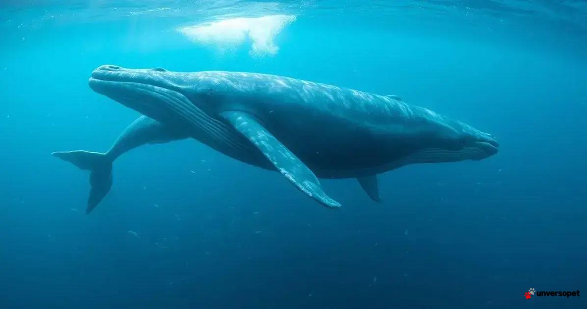 O que é baleia azul e sua limitação alimentar?